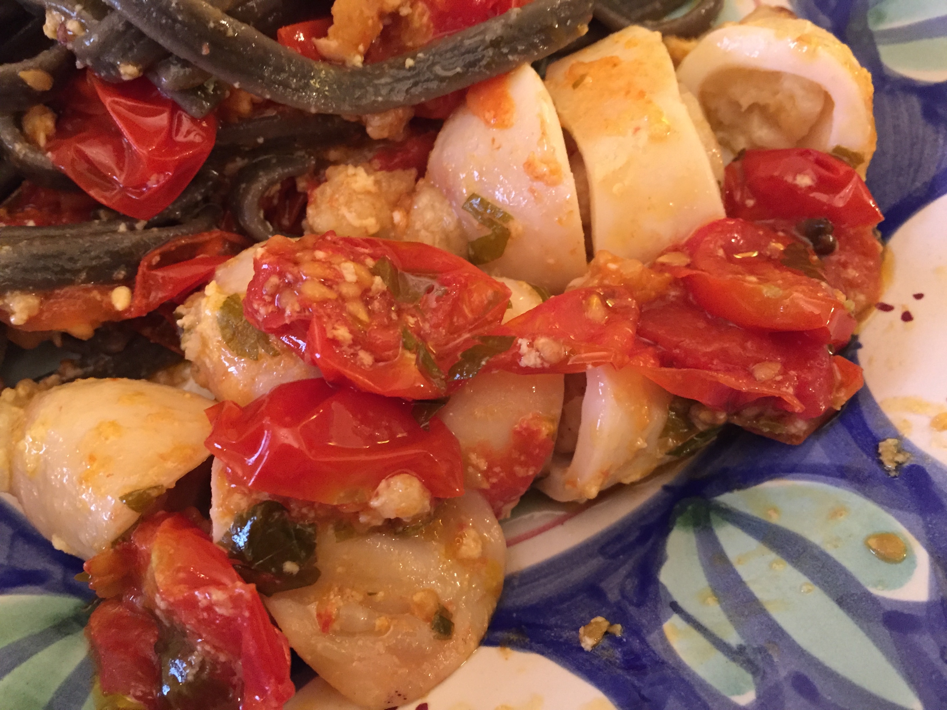 Baby Squid Stuffed Sorrento Style – Travel Gourmet